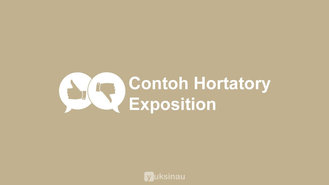 √ 5 Contoh Hortatory Exposition beserta Generic Structure